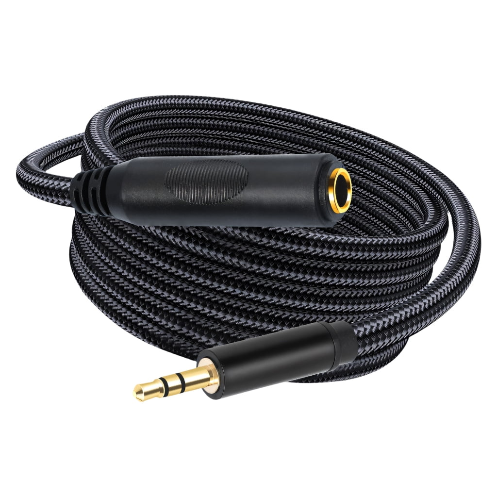 PatungKu Double Shielded Sound Cord 3.5mm Male to 6.35mm Female Stereo ...