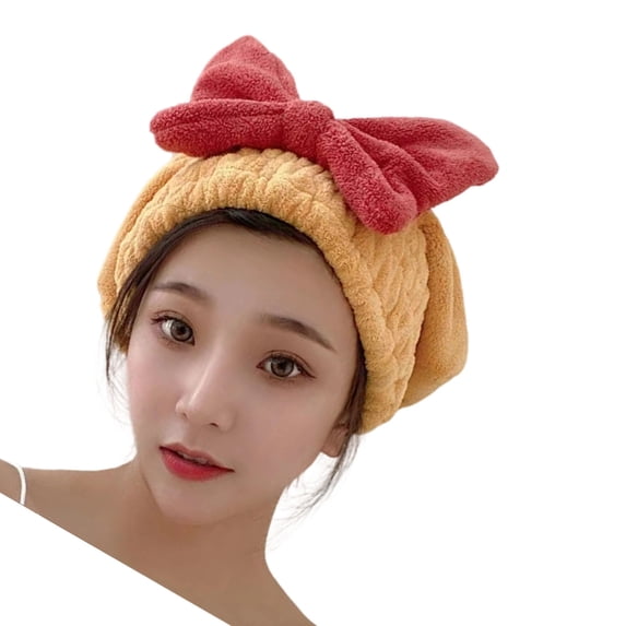 PatungKu Extra Absorbent Hair Towel Turban With Fit For Thick Long Hair ...