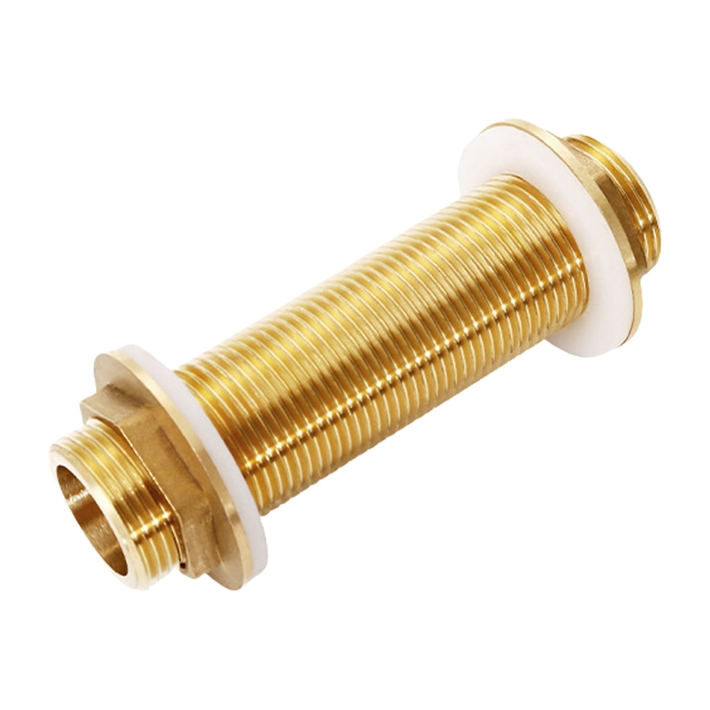 PatungKu Fish Tanks Adapter 3/4inch Male Thread Brass Pipe Single Loose ...