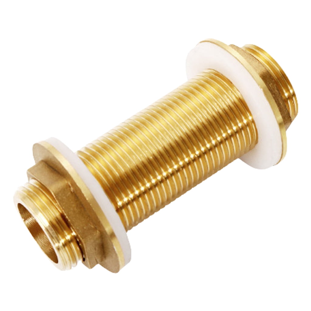PatungKu Fish Tanks Adapter 3/4inch Male Thread Brass Pipe Single Loose ...