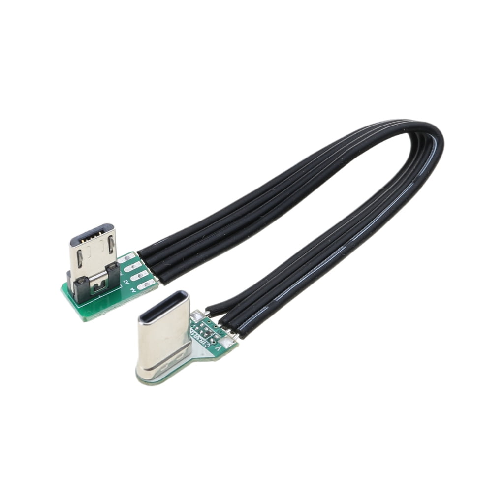 PatungKu Flexible Type C to USB 5Pin Cord with Right/Left Angle Design ...