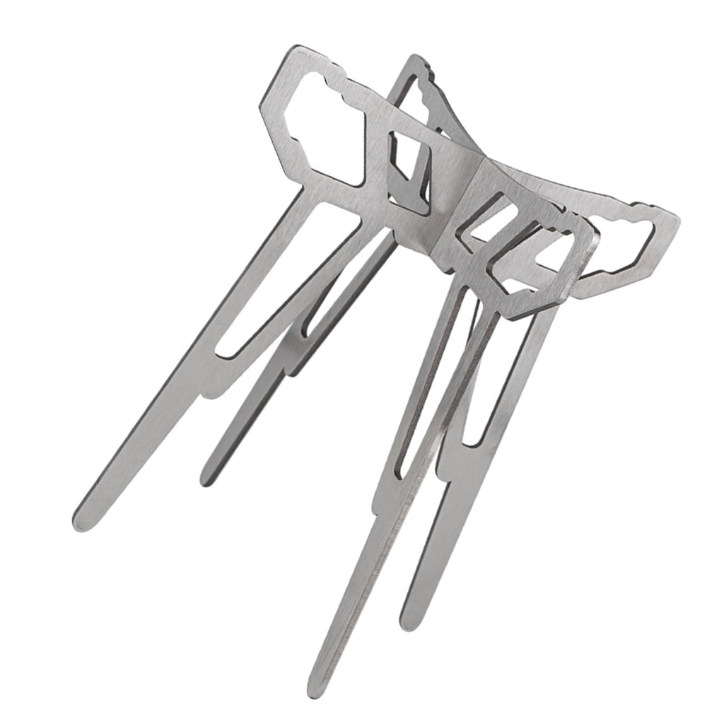PatungKu Foldable Cooking Stand for Hiking and Barbecues Use Folding ...