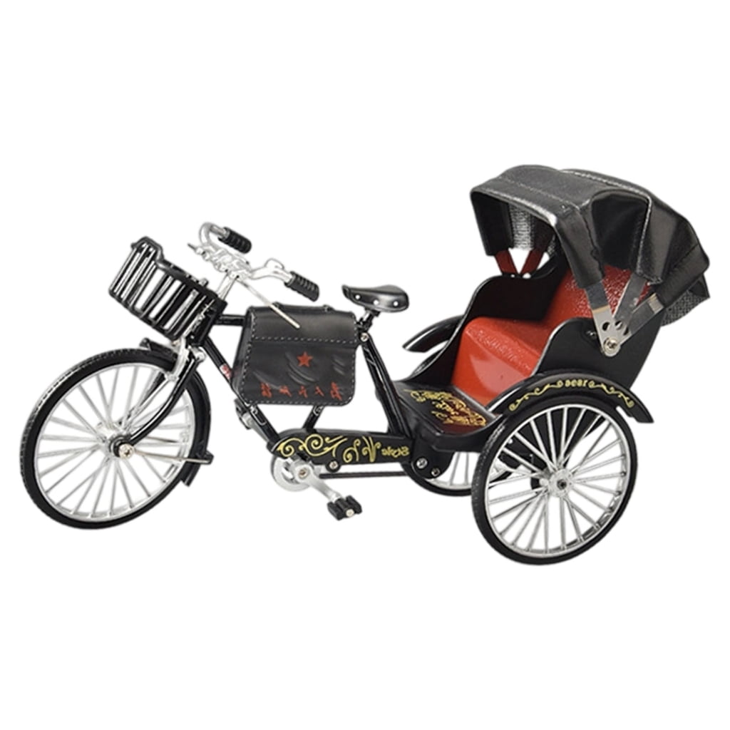 PatungKu Historical Alloys Rickshaw Replicas Vintage Tricycle Model ...