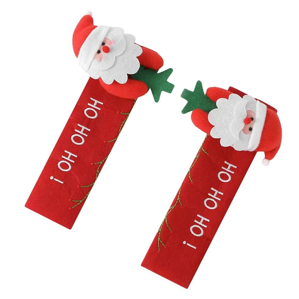 PatungKu Holiday Refrigerator Door Handle Covers Durability Fabric ...