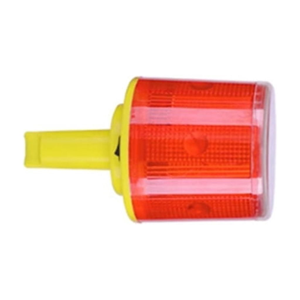 PatungKu Lamp Solar Powered LED Warning Light Road Traffic Barrier ...