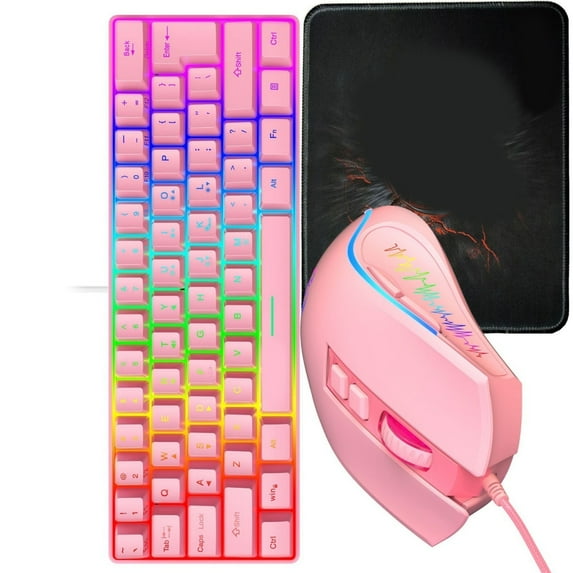 PatungKu Long Keyboards Mouse Combo Smooth Typing Experience Multiple ...