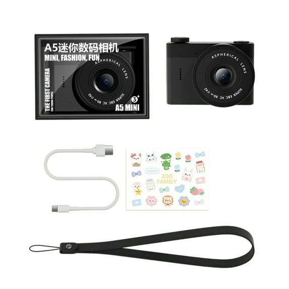 PatungKu Mini Digital Camera 720P Mini Retro Digital Camera Tiny ...