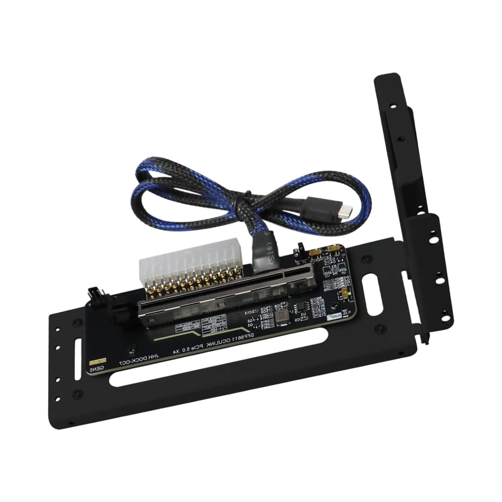 PatungKu Portable PCIe 5.0 X4 GPu Dock 128GB/s Laptop External Graphics ...