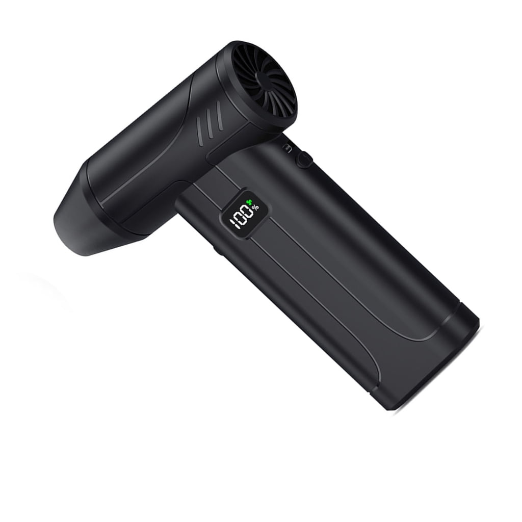 PatungKu Powerful Handheld Turbines Fan with LED Lighting and Adjusted ...