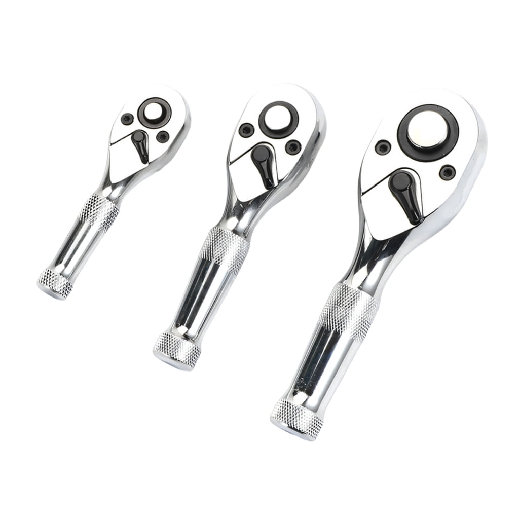 PatungKu Professional Ratchet Tool Double Head Design 1/4 3/8 1/2 Drive ...