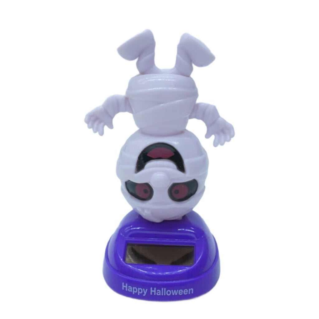 PatungKu Pumpkins Witches Car Shaking Head Dancer Doll Solar Powered ...