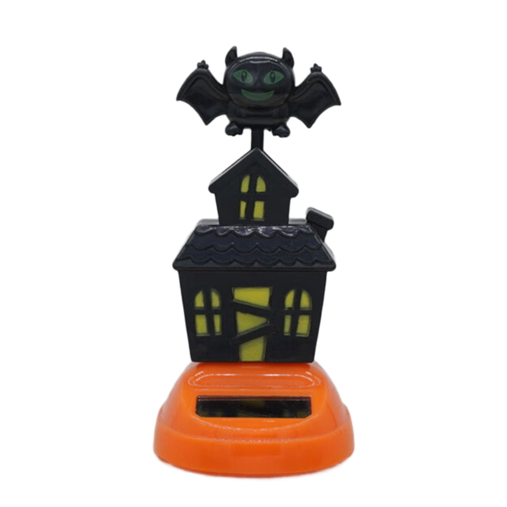PatungKu Pumpkins Witches Car Shaking Head Dancer Doll Solar Powered ...