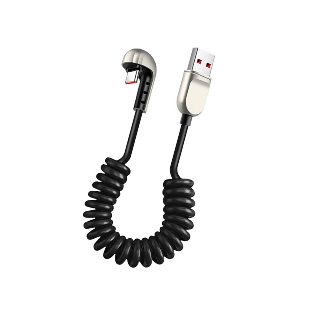 PatungKu Quick Power Cable Reinforced Spring USB to Type C 360 Degree ...