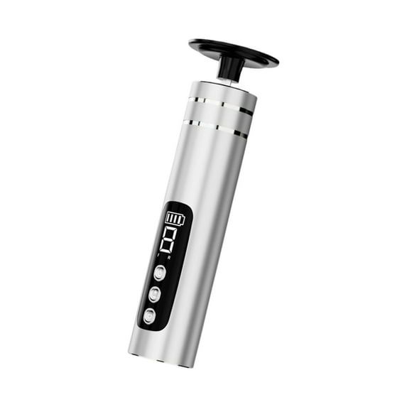 PatungKu Rechargeable Electric Foot Polisher Round Shape Ergonomic Grip ...