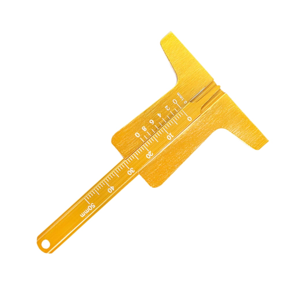 PatungKu Rustproof Stainless Steel Tire Depth Gauge Measuring Tool ...