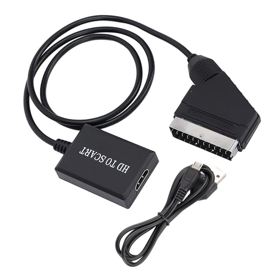 PatungKu SCART Male to HDMIs Female Converters Adapter for 1080P Video ...