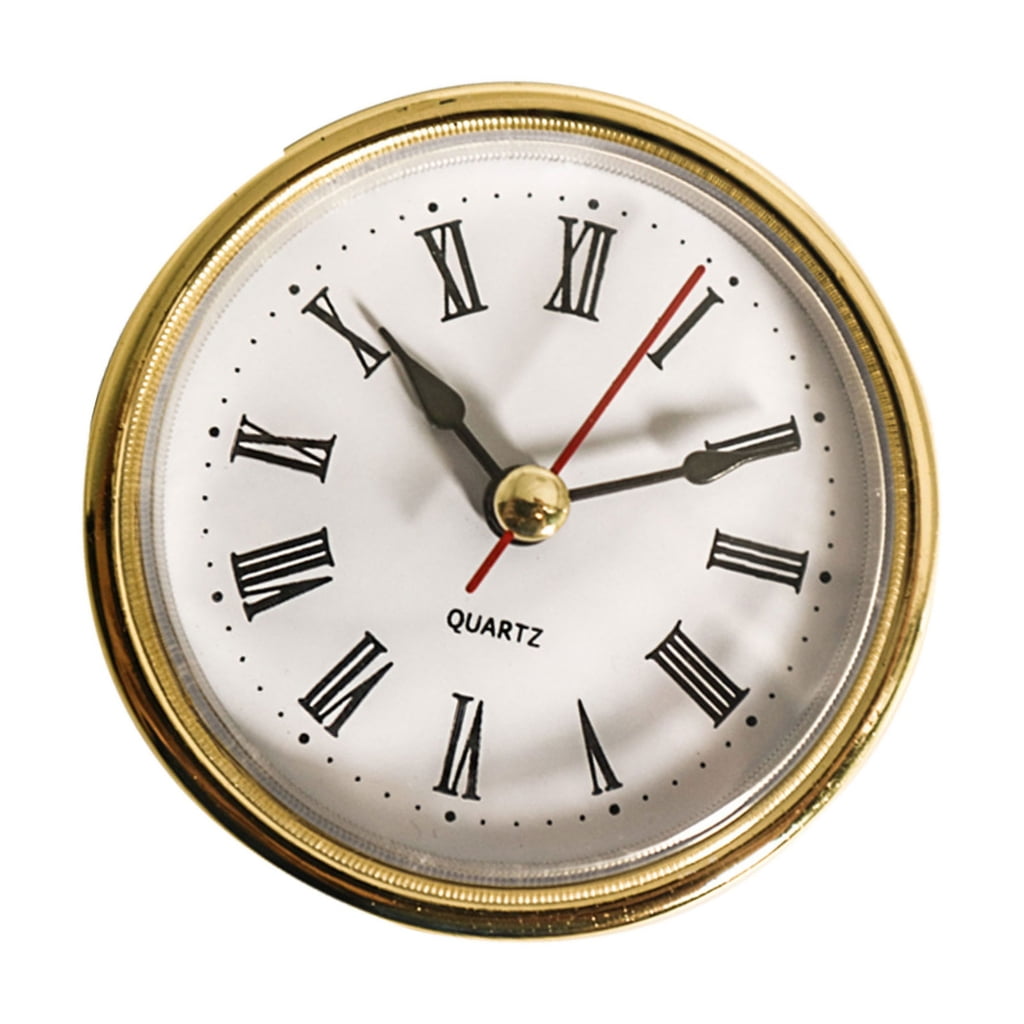 PatungKu Small Round Miniature Clock with Roman Numeral for ...