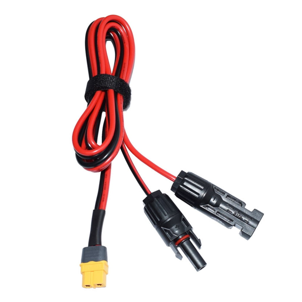 PatungKu Solar Connectors to XT60 Adapter 12AWG Extension Cable for Outdoor Power Stations and ...
