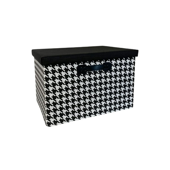 PatungKu Space Saving Foldable Storage Container Houndstooth Designs ...