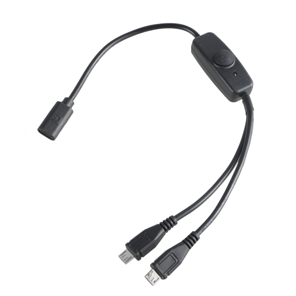 PatungKu Type C Female to Two MicroUSB Male Charging Splitter Cable ...