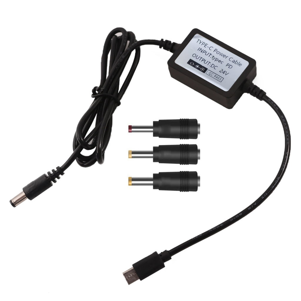 PatungKu USB Type C to DC 5.5mm & 2.1mm Power Plug Charging Cable for ...