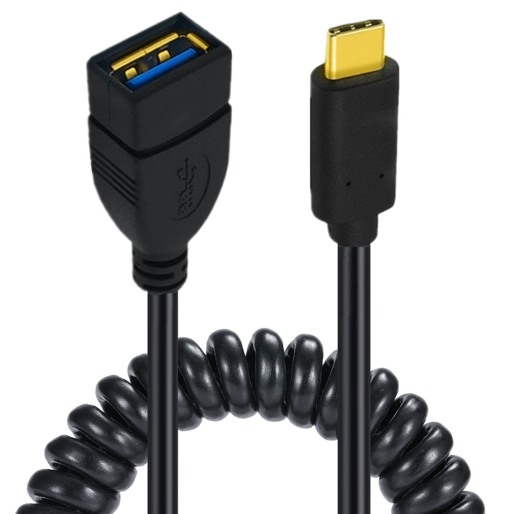 PatungKu Versatile USB A to Type C Data Cable Tablet Phones Spring ...