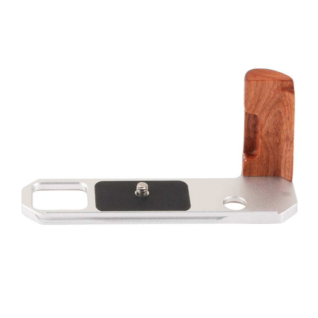 PatungKu Wood Hand Grip Quick Release Plate For F2 Camera Holder ...