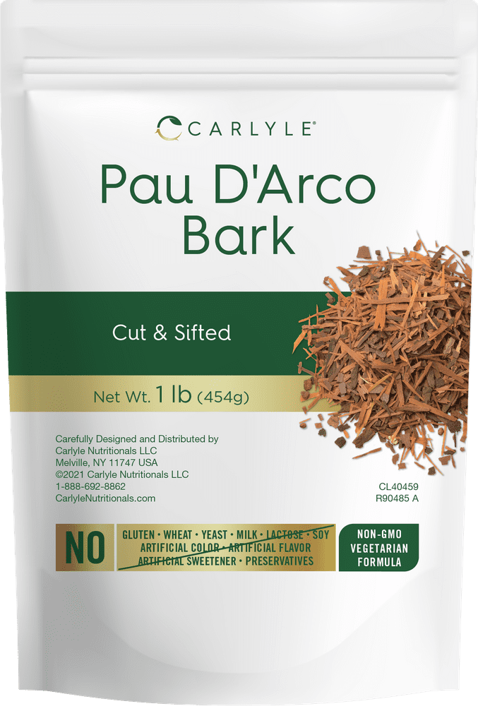 Pau D'Arco Bark 1 lb Bag | Cut & Sifted | Vegetarian for Men and Women ...
