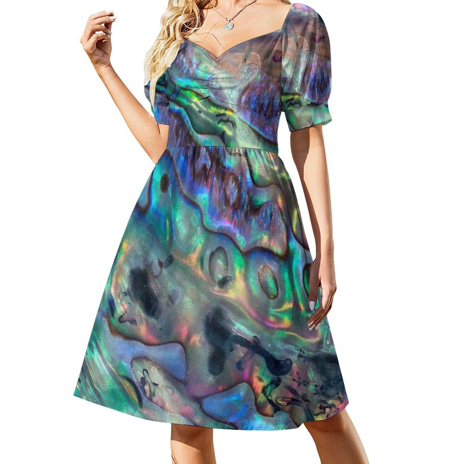 Paua Abalone Shell Sleeveless Dress luxury evening dresses for women ...
