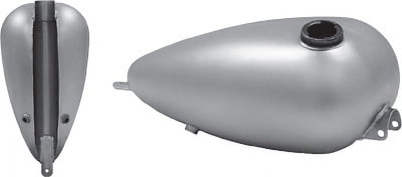 Paughco Extra Narrow Tunnel Custom Gas Tank 2.4gal 804C - Walmart.com