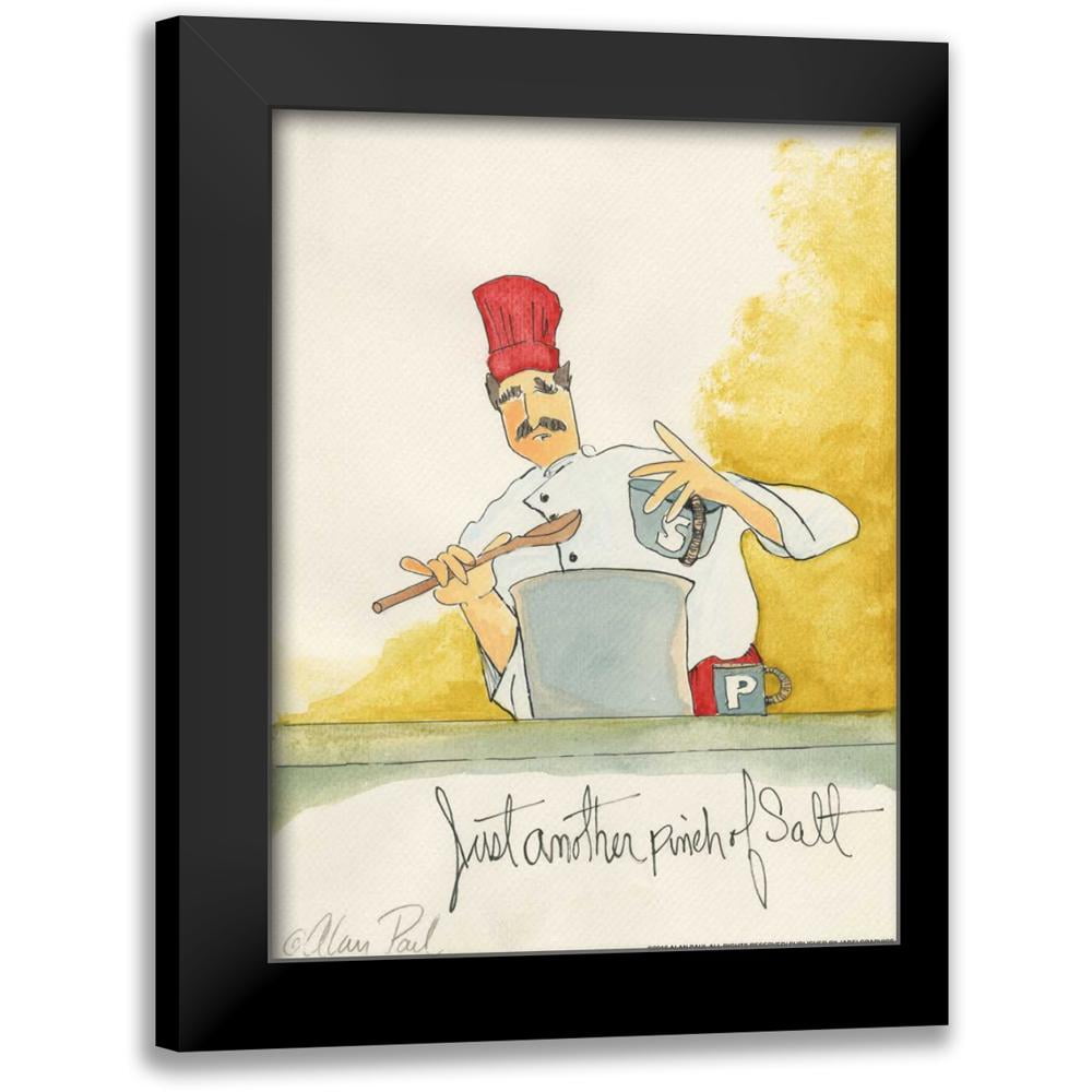 Paul, Alan 15x18 Black Modern Framed Museum Art Print Titled - Pinch Of ...