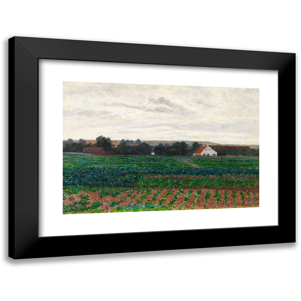 Paul Baum 24x18 Black Modern Framed Museum Art Print Titled - In Dachau ...