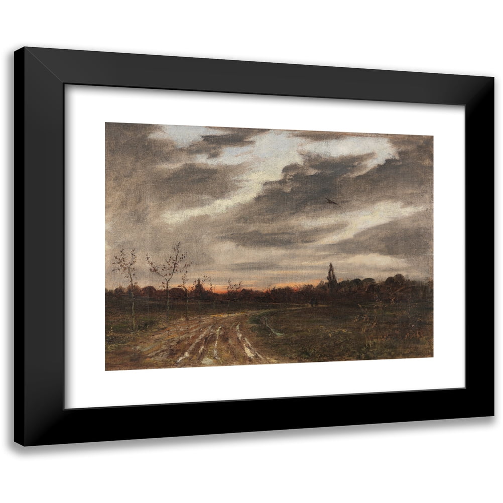 Paul Baum 24x19 Black Modern Framed Museum Art Print Titled - In the ...