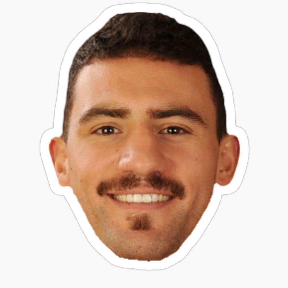 Paul Bissonnette Face Sticker Phone Decal Water Bottle Stickers Car ...