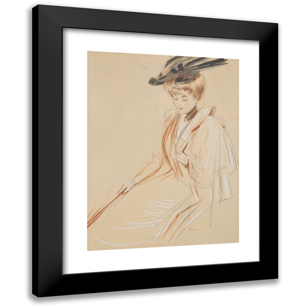 Paul César Helleu 11x14 Black Modern Framed Museum Art Print Titled ...