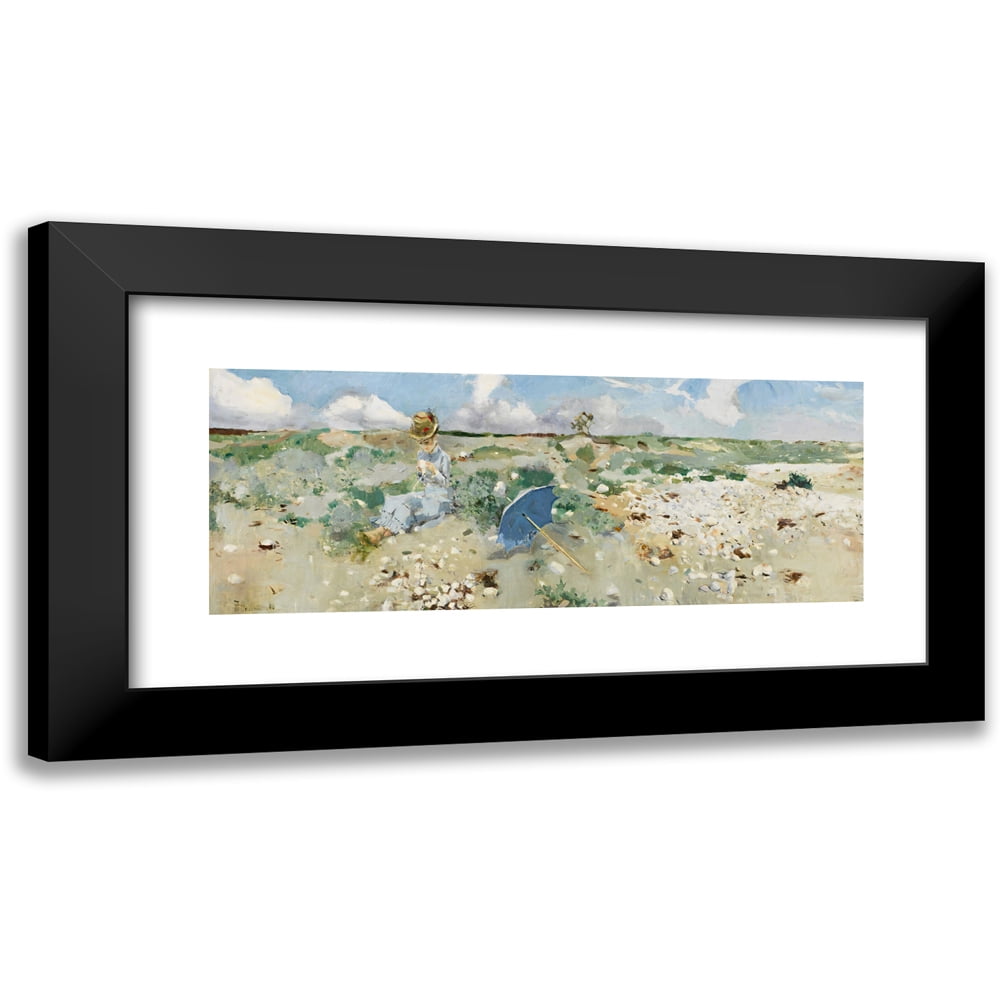 Paul César Helleu 18x9 Black Modern Framed Museum Art Print Titled - On ...