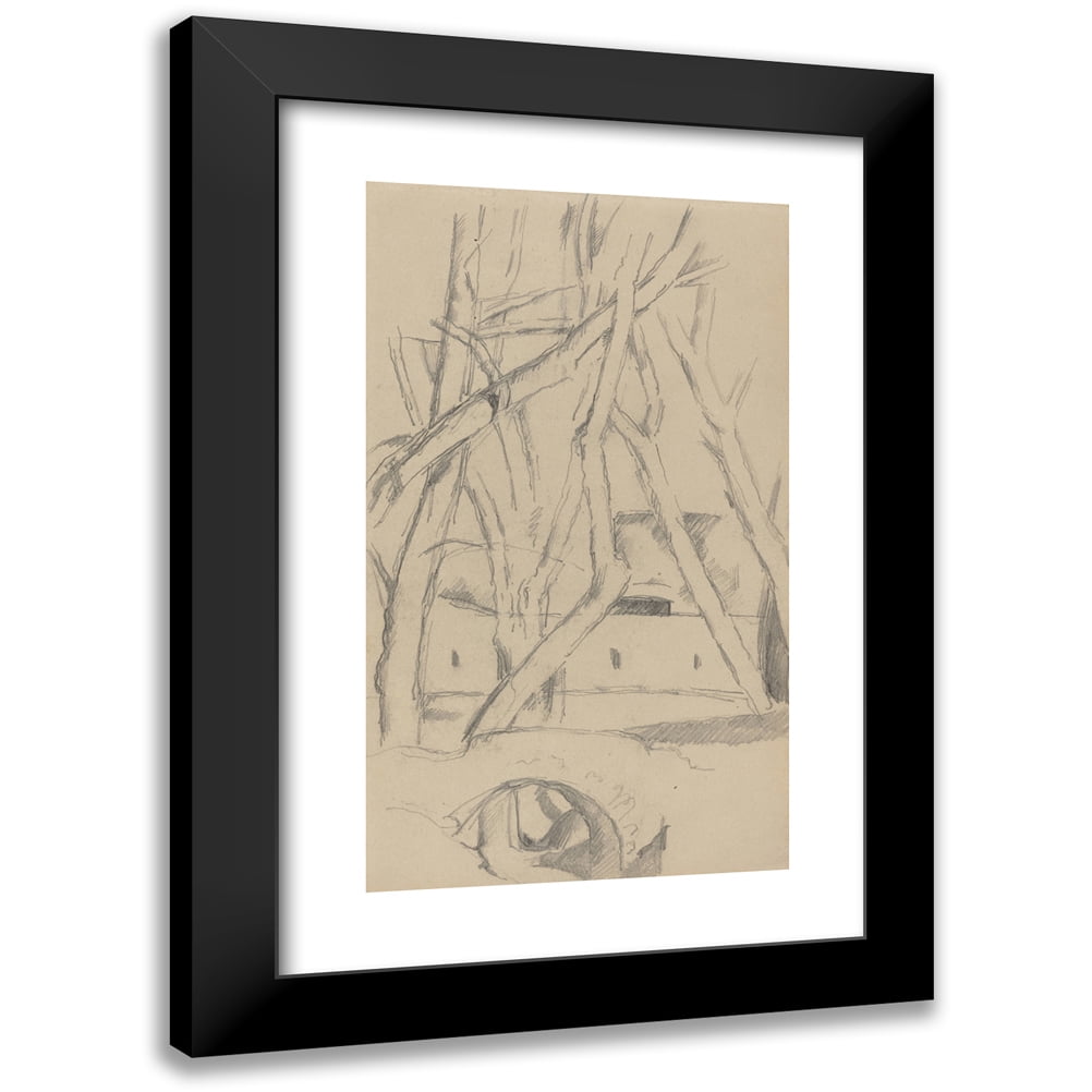 Paul Cézanne 12x18 Black Modern Framed Museum Art Print Titled - The ...
