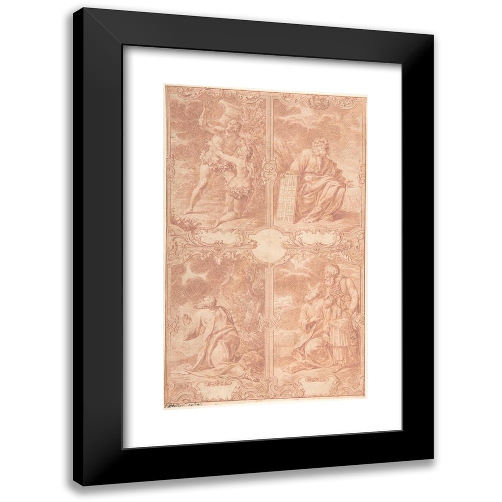 Paul Decker the Younger 12x18 Black Modern Framed Museum Art Print ...