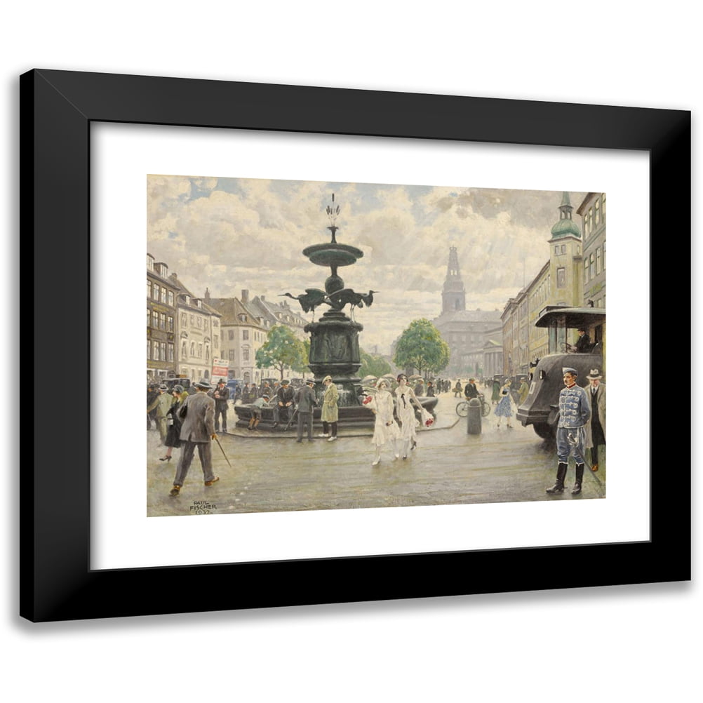 Paul Fischer 18x14 Black Modern Framed Museum Art Print Titled - The ...