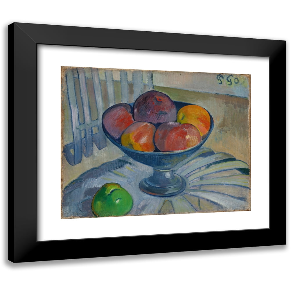Paul Gauguin 24x20 Black Modern Framed Museum Art Print Titled - Fruit ...