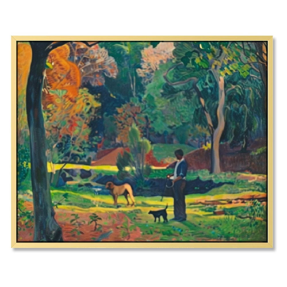 Paul Gauguin Canvas Art Prints - Landscape with Peacocks Poster ...