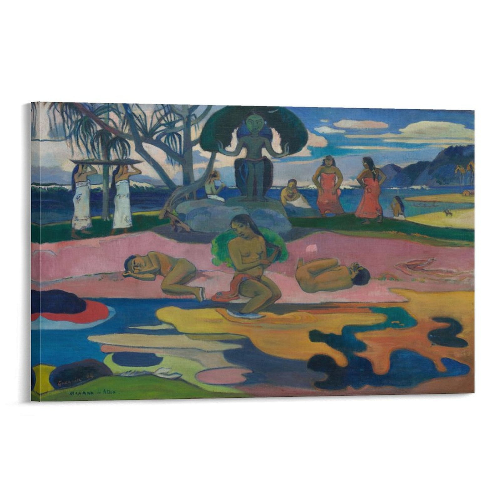 Paul Gauguin Prints Day of The God Canvas Wall Art Poster Wall Art ...