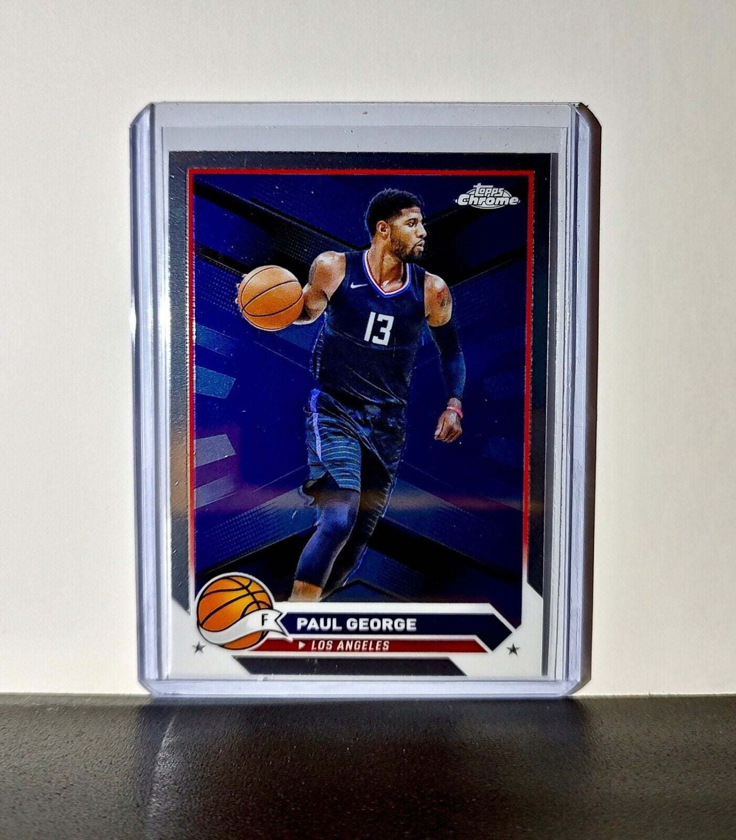 Paul George 2023-24 Topps Chrome NBA #115 Card Los Angeles Clippers ...