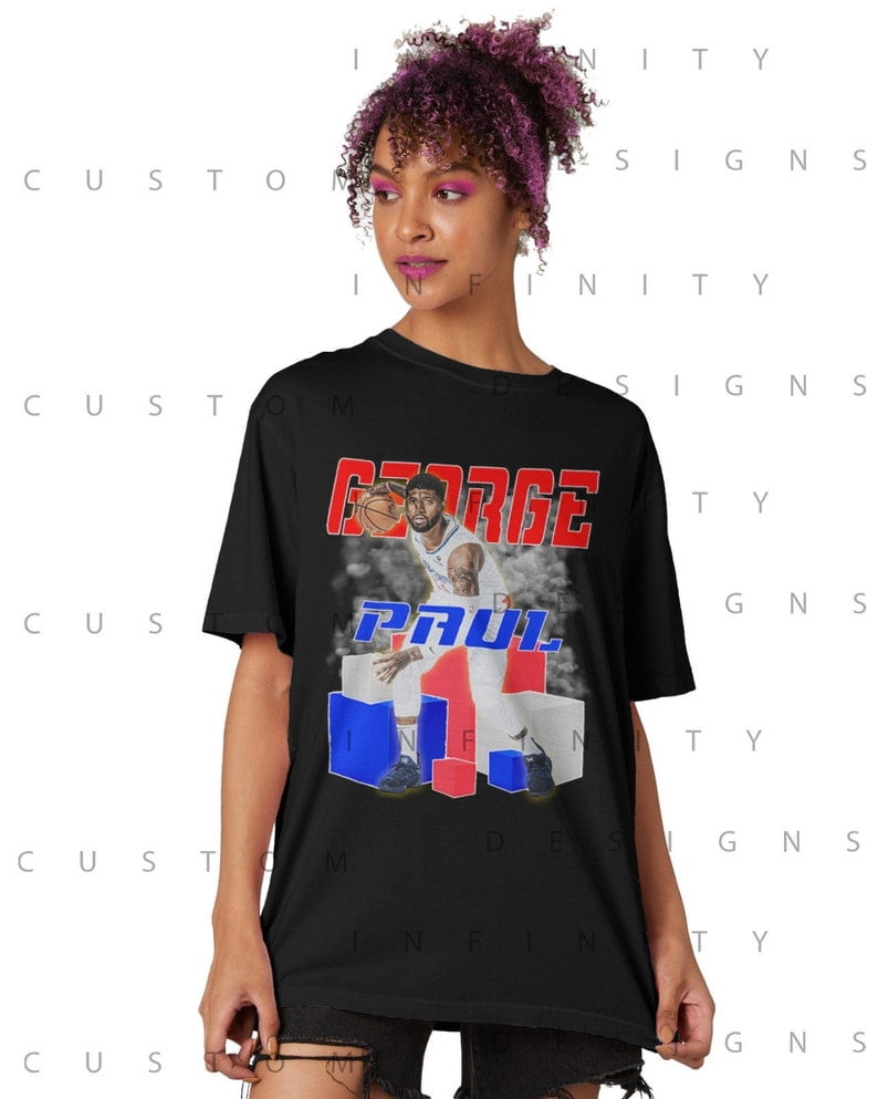 Paul George shirt Professional Basketball Players T-shirt Point Guard ...