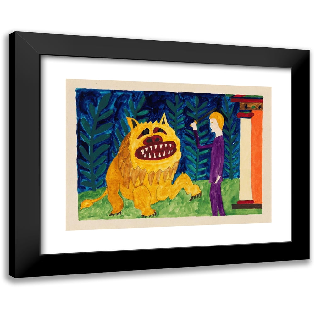 Paul Goesch 24x19 Black Modern Framed Museum Art Print Titled ...