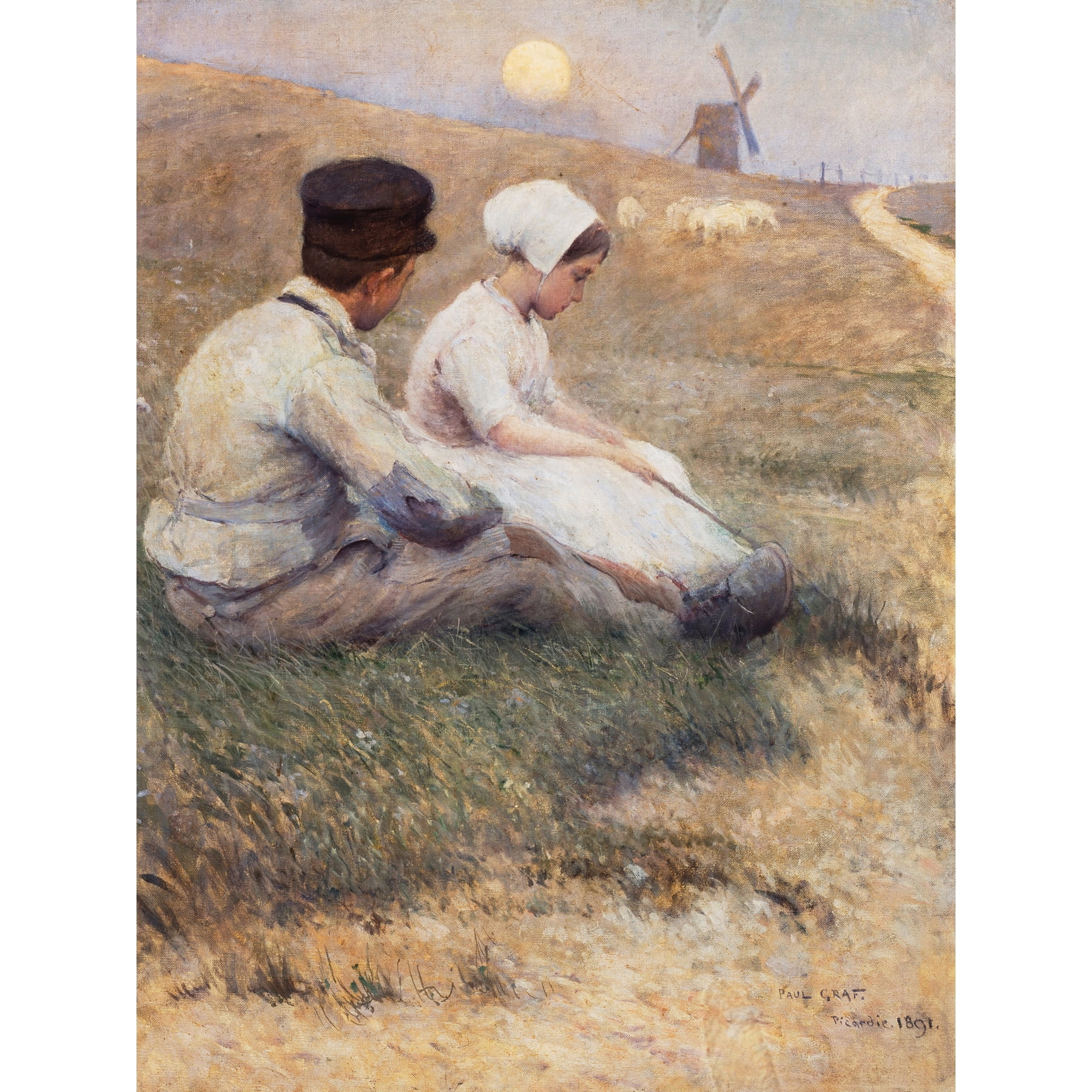 Paul Graf A Proposal In Picardy Extra Large Art Print Wall Mural Poster ...