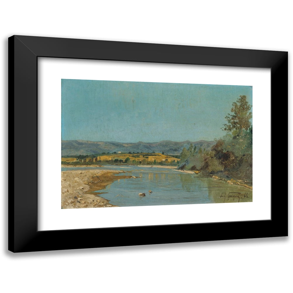 Paul Guigou 24x18 Black Modern Framed Museum Art Print Titled - The ...