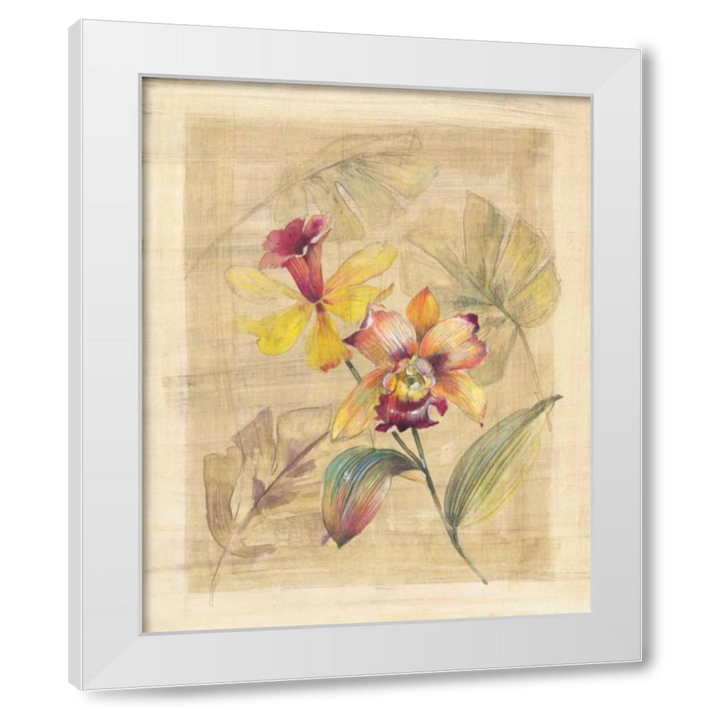 Paul Hargittai 12x14 White Modern Wood Framed Wall Art Titled - Bahama ...