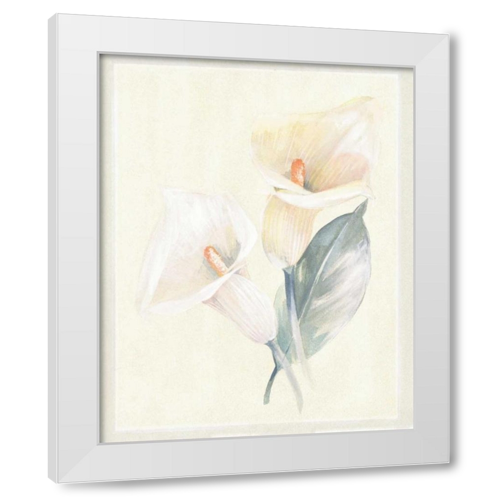 Paul Hargittai 15x18 White Modern Wood Framed Wall Art Titled - Calla ...