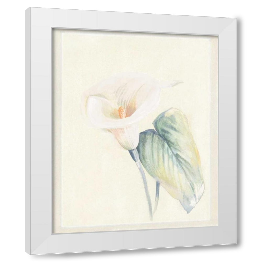 Paul Hargittai 26x32 White Modern Wood Framed Wall Art Titled - Calla ...